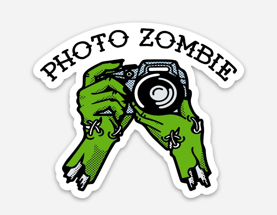 Photo Zombie Vinyl Sticker – Naked Mangoes